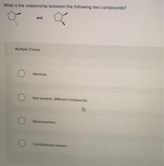 Solved What is the relationship between the following two | Chegg.com