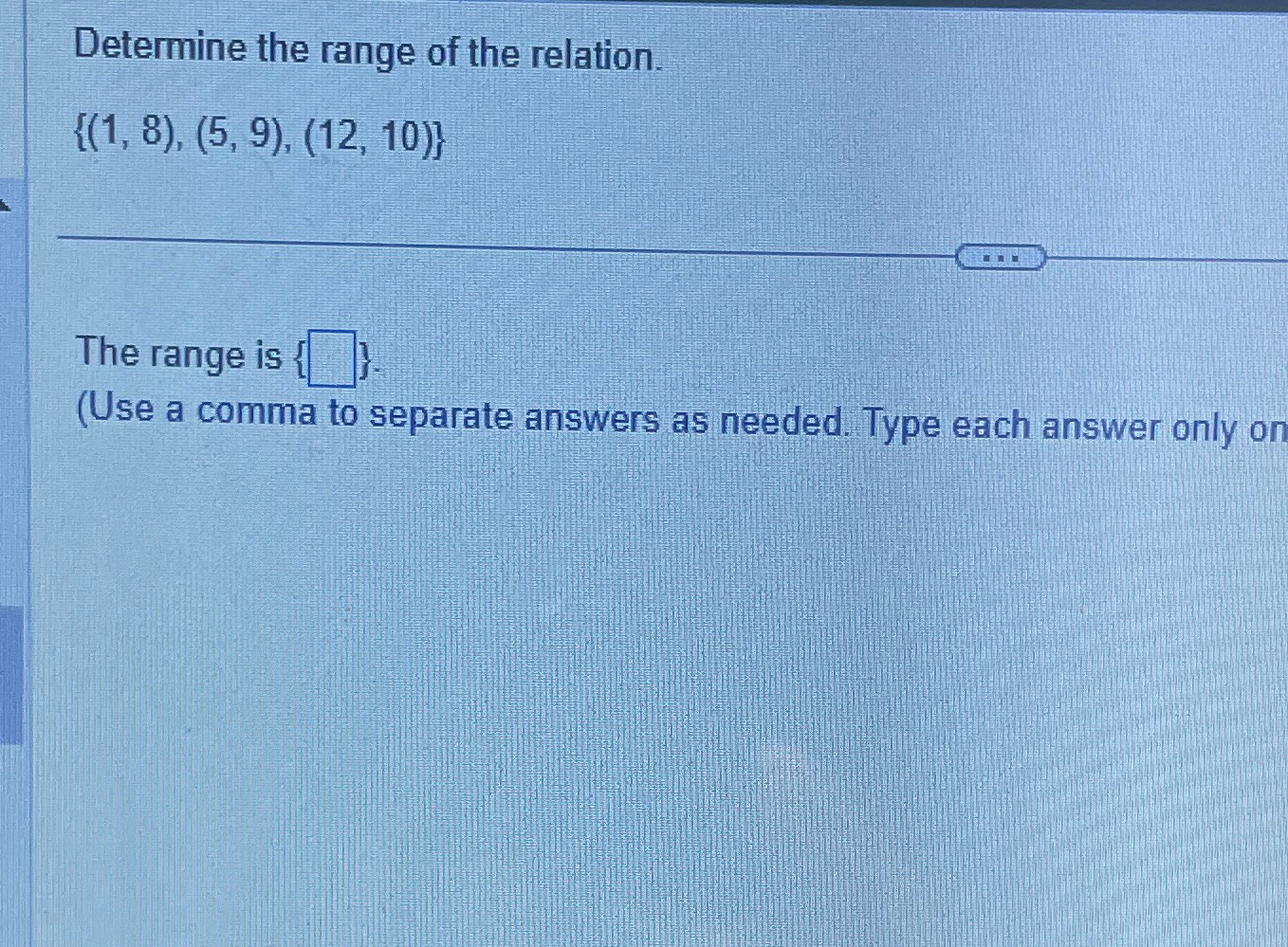 Solved Determine the range of the | Chegg.com