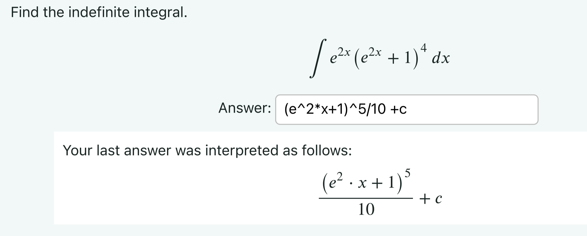 Solved Find the indefinite | Chegg.com
