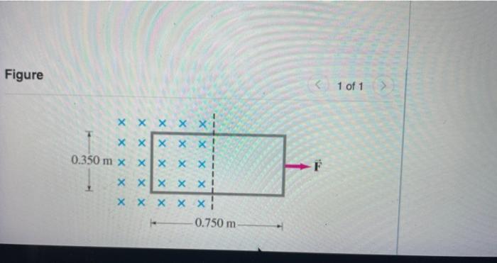 Solved Part Of A Single Rectangular Loop Of Wire With 