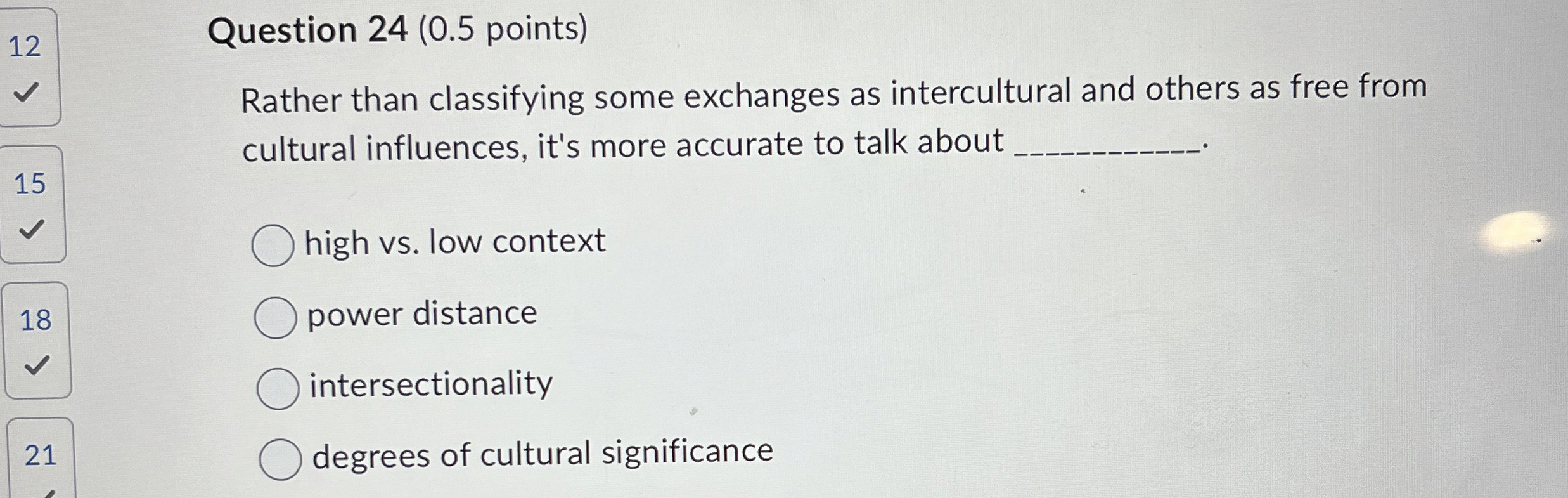 Solved Question 24 (0.5 ﻿points)Rather than classifying some | Chegg.com