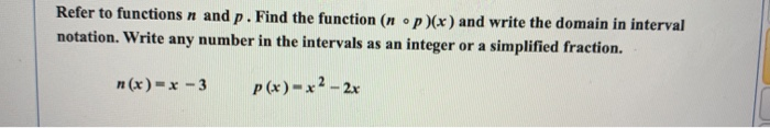 Solved Refer to functions n and p. Find the function ( n p | Chegg.com