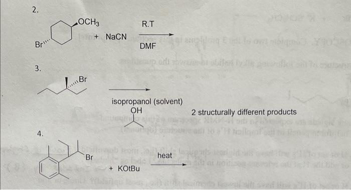 Solved 2. 3. isopropanol (solvent) 4. 2 heat | Chegg.com