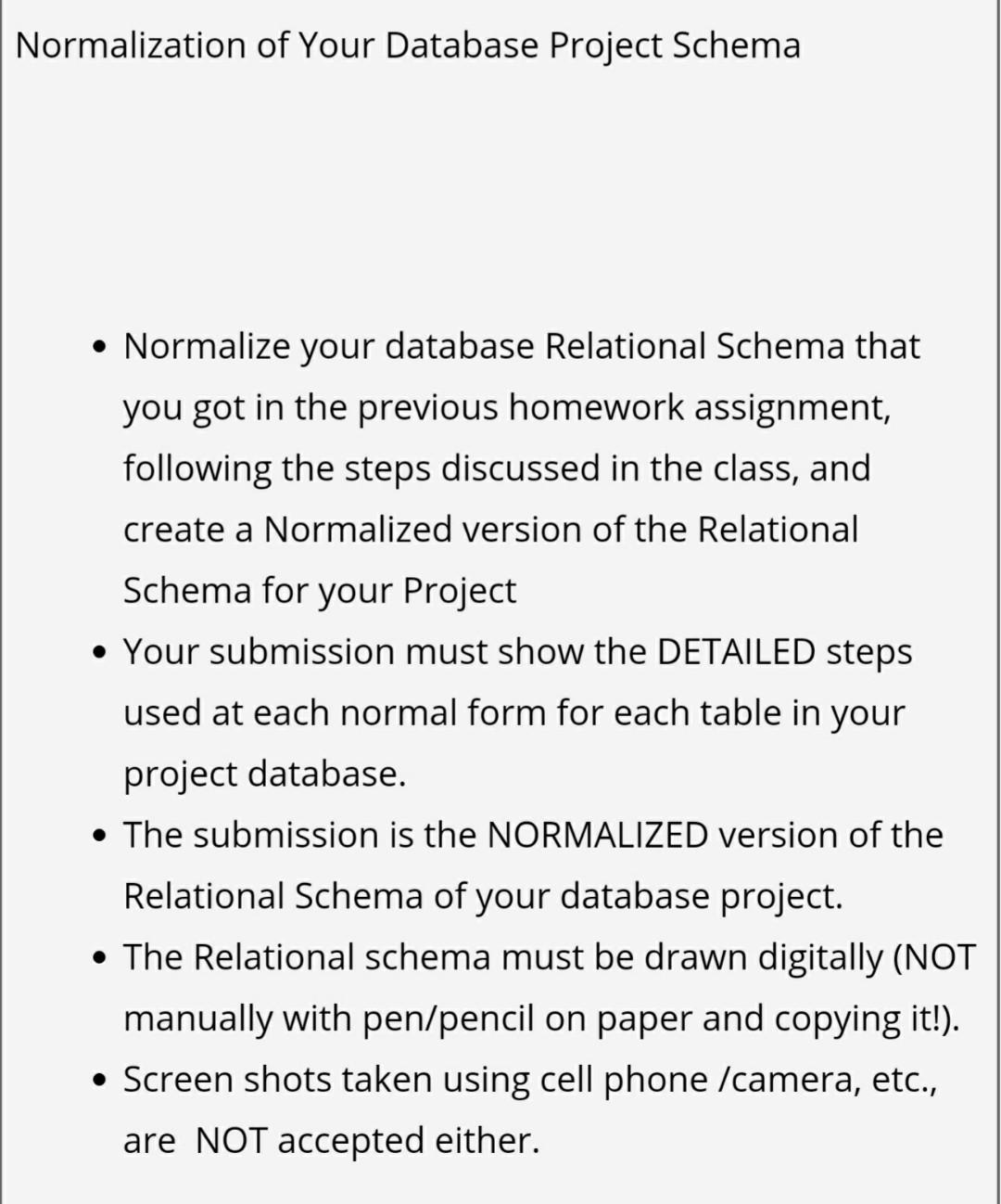 Normalization Of Your Database Project Schema • 