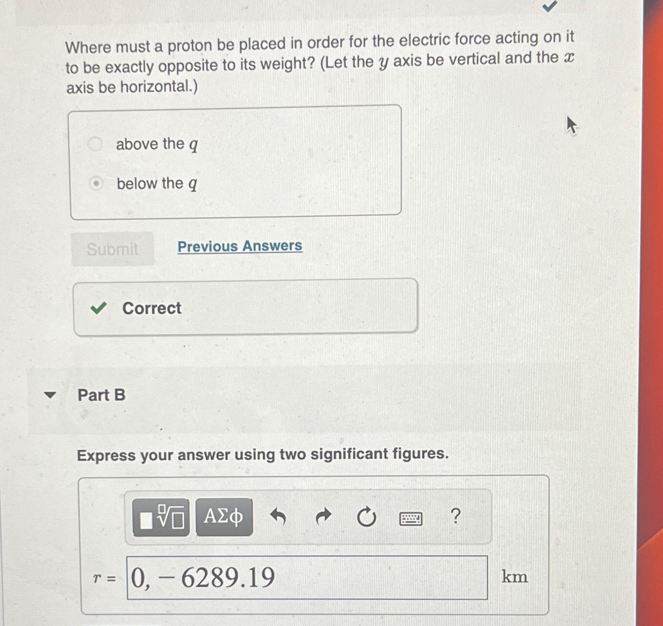 Where must a proton be placed in order for the | Chegg.com