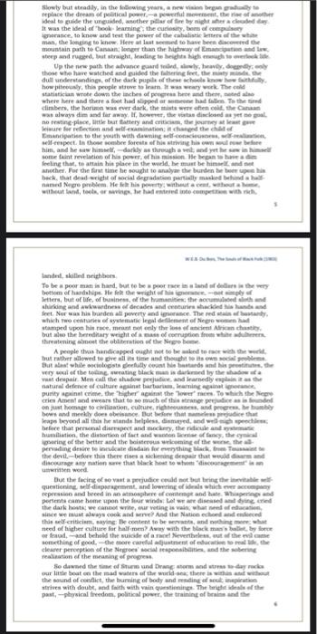 WEB Duhe Schulk (2003) The Souls of Black Folk By | Chegg.com