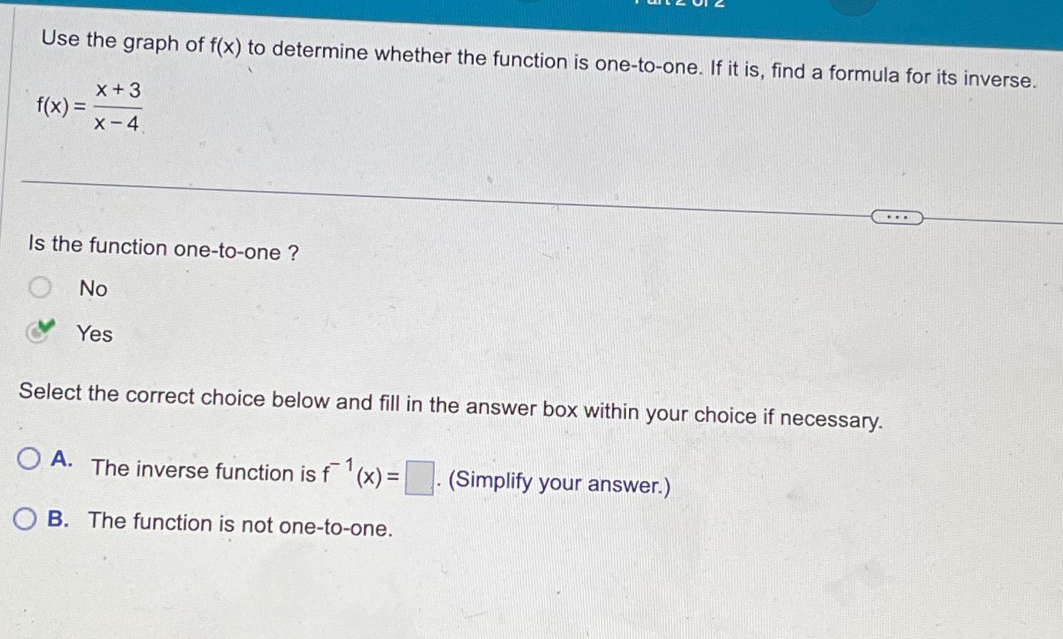 Solved Use the graph of f(x) ﻿to determine whether the | Chegg.com