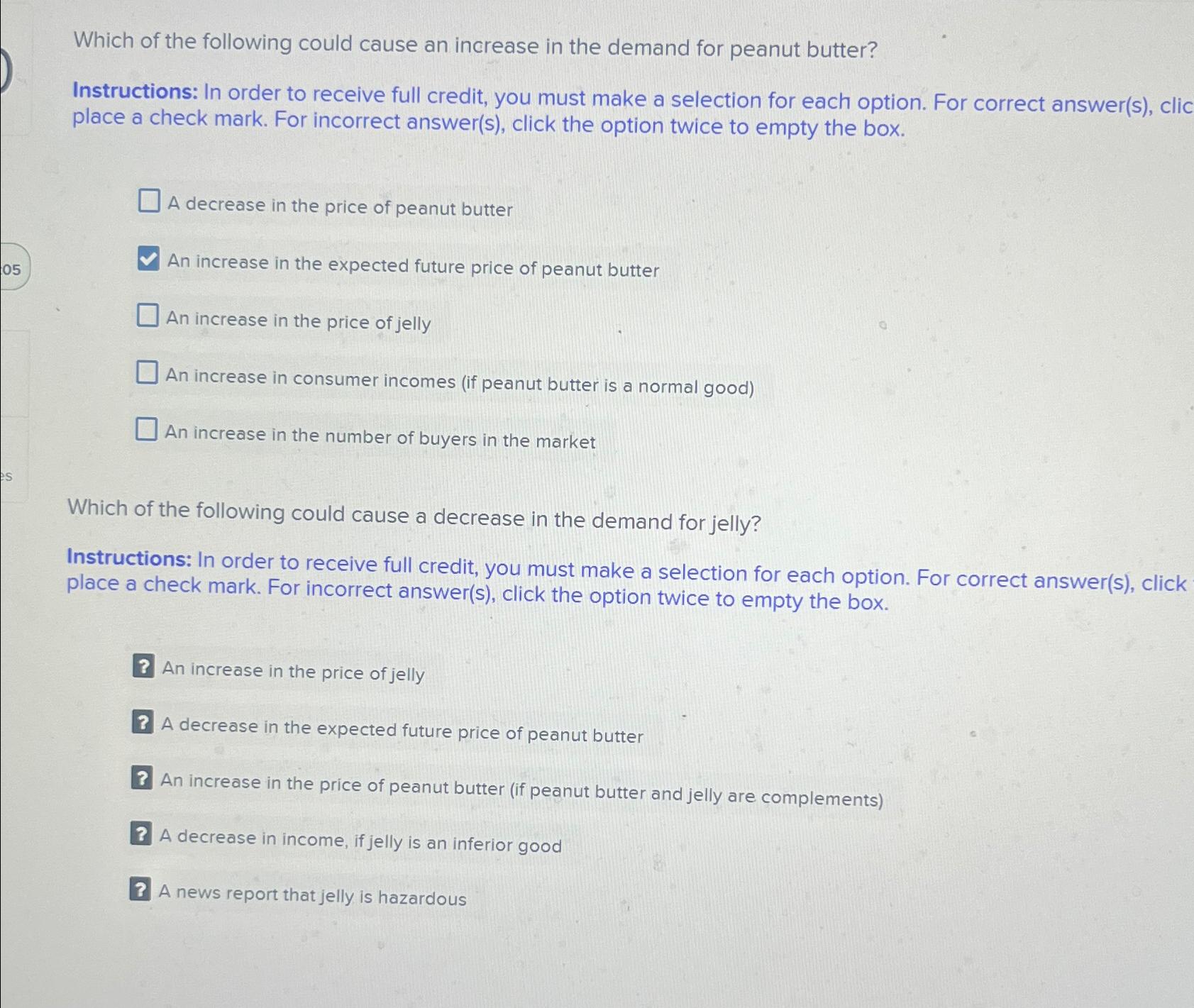 Solved Which of the following could cause an increase in the | Chegg.com