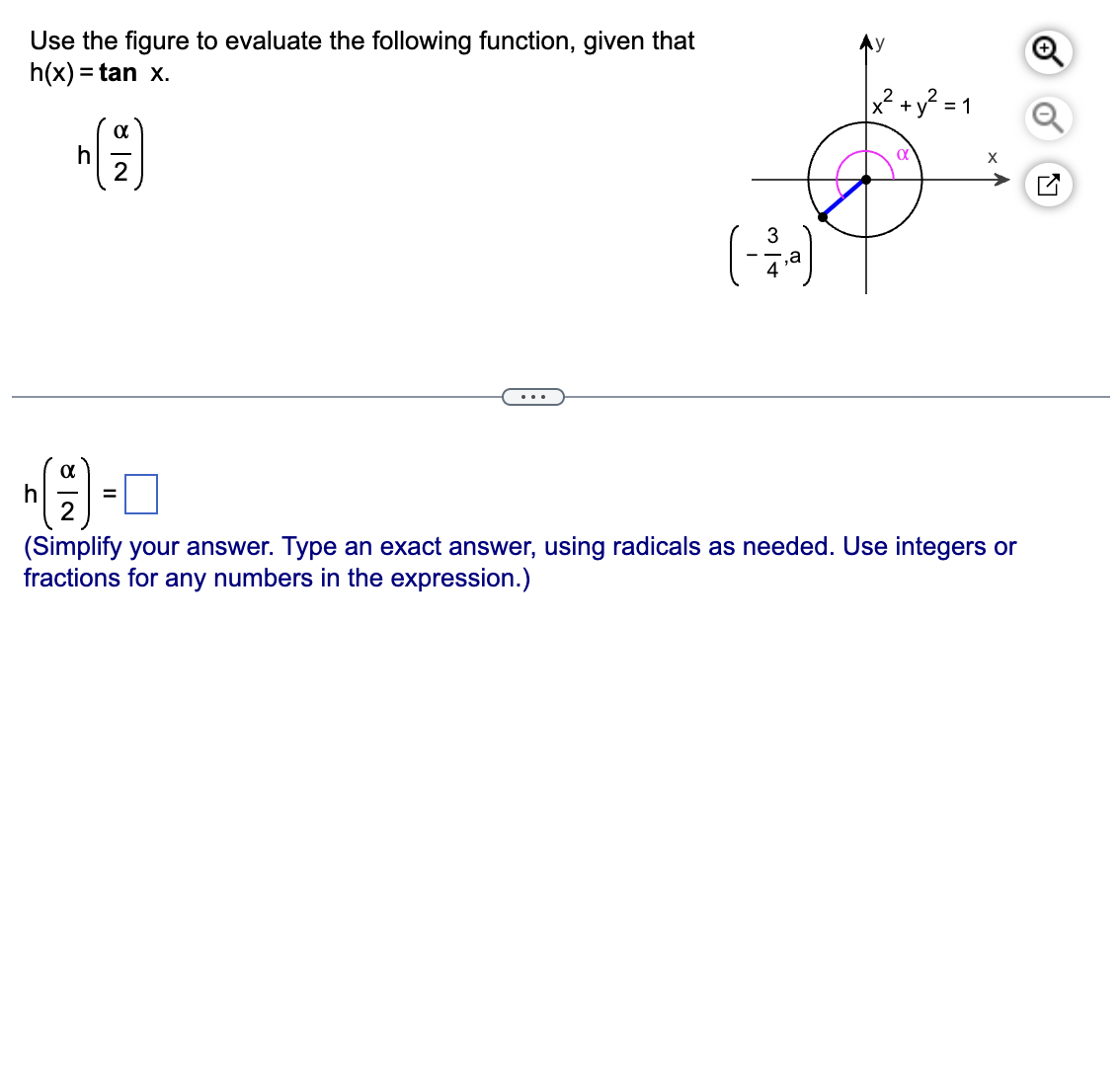 Solved Use the figure to evaluate the following function, | Chegg.com