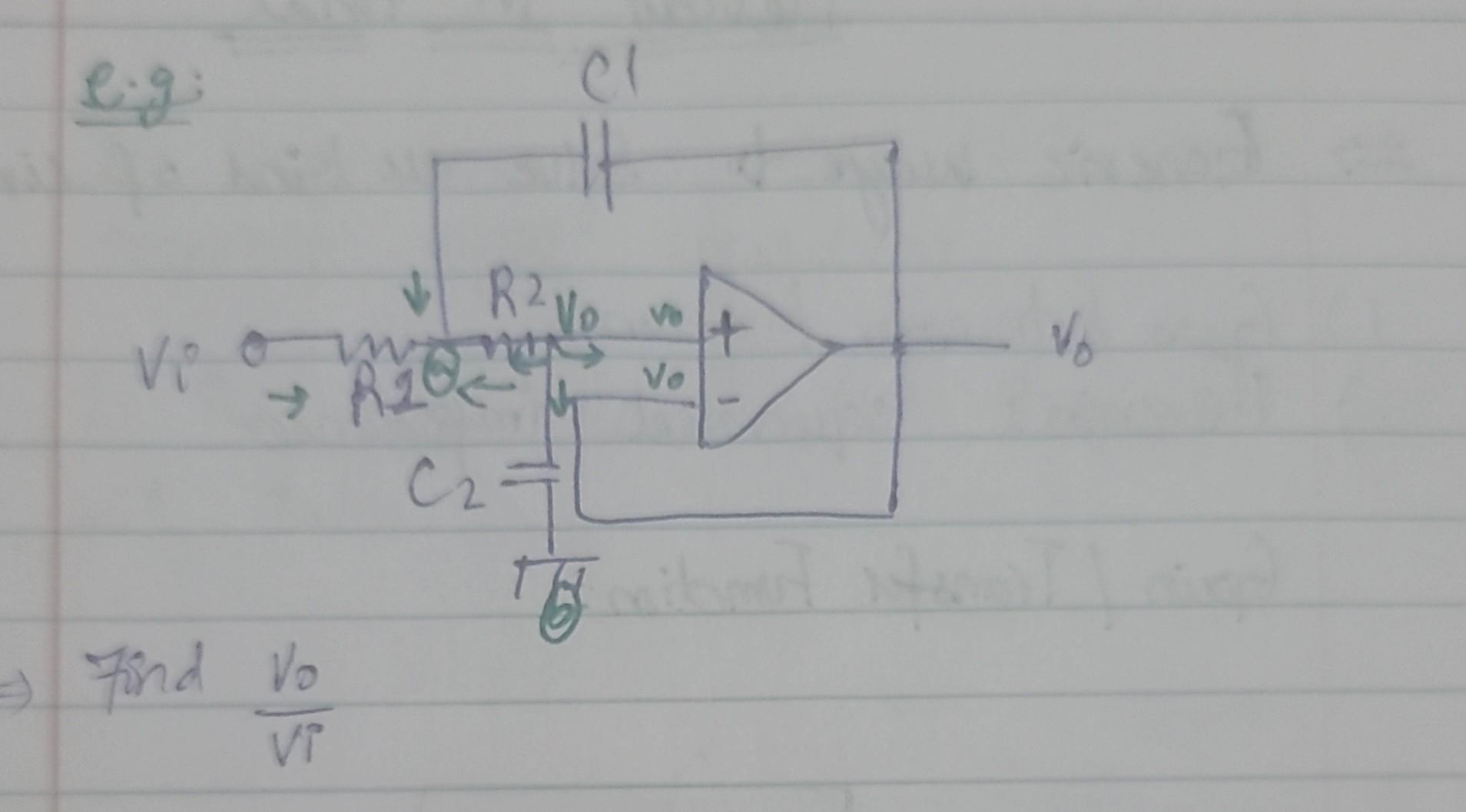 Solved e.g: Find VTV0 | Chegg.com