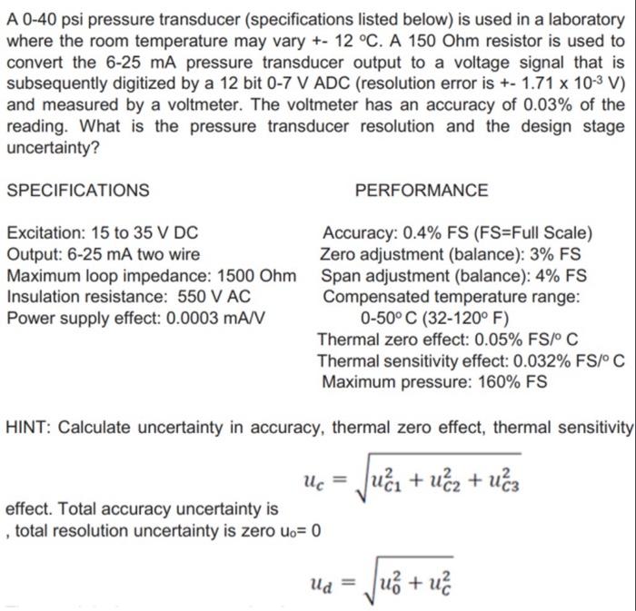 Solved I understand how to calculate Ud but how do I get the | Chegg.com