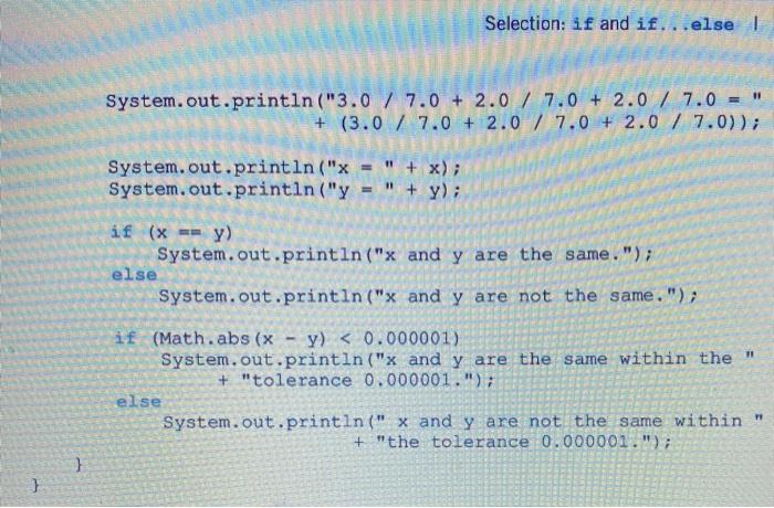 Solved Comparing Floating-Point Numbers for Equality: A | Chegg.com