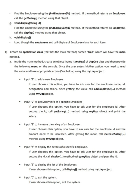 Solved An Employee Record System Create an Employee Record | Chegg.com