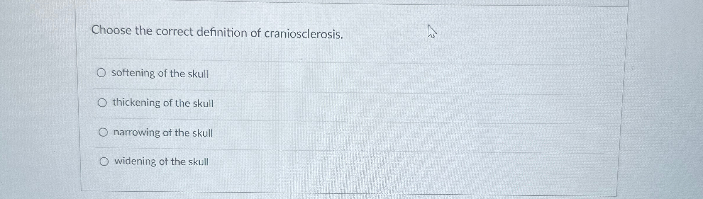 Solved Choose the correct definition of | Chegg.com