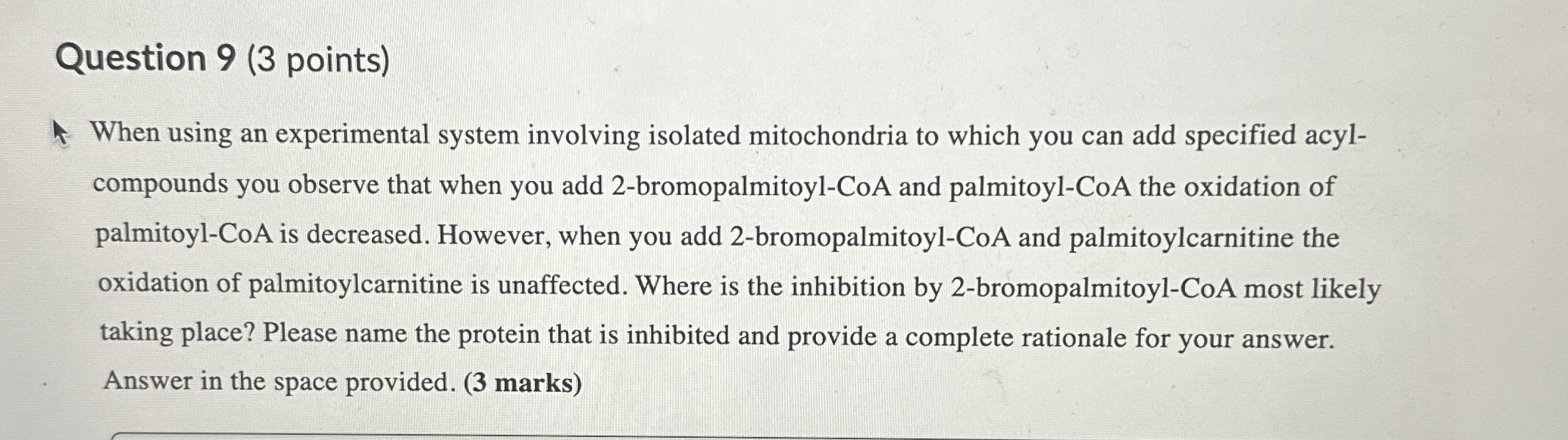 Solved Question 9 (3 ﻿points)When using an experimental | Chegg.com