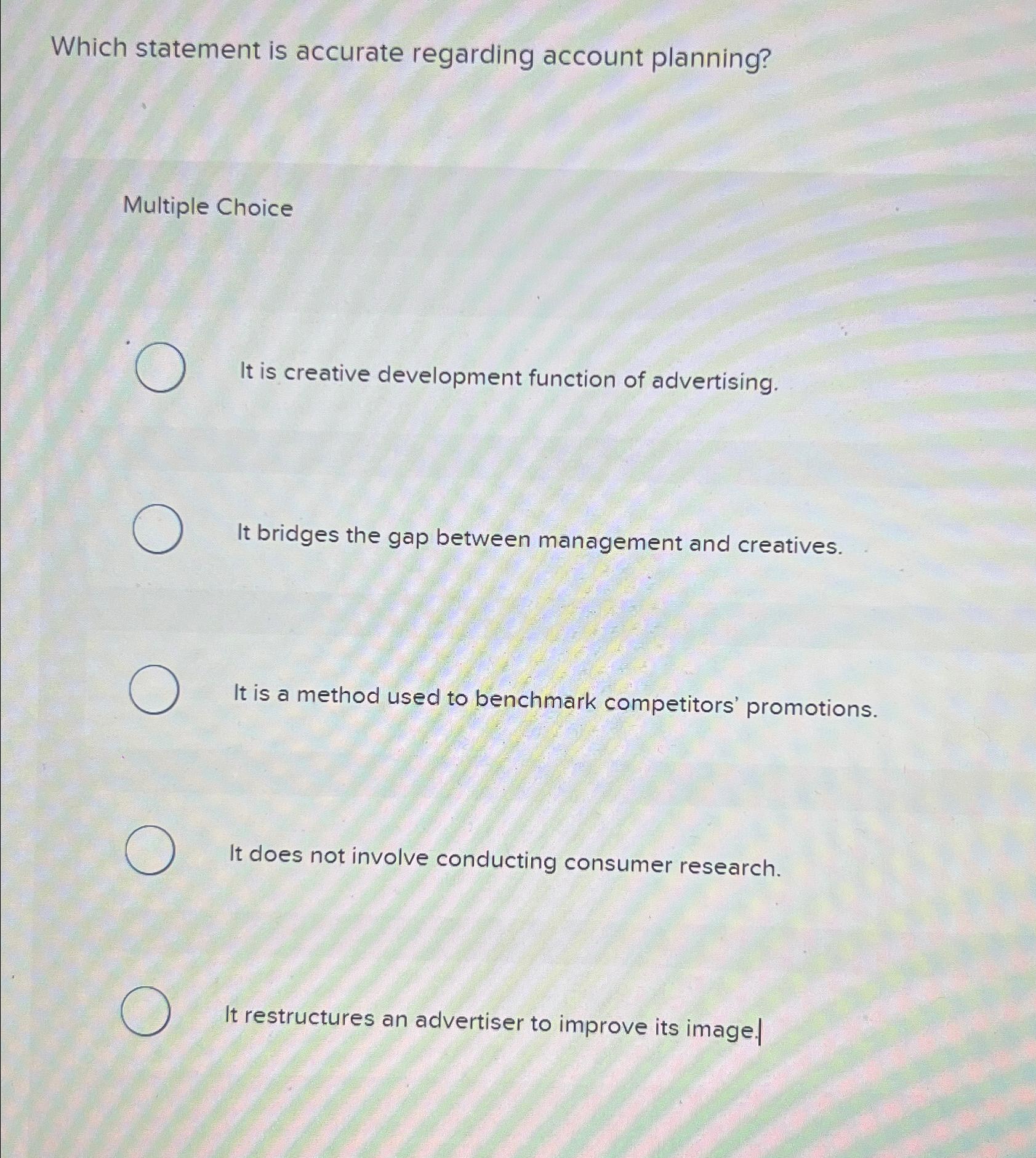 Solved Which statement is accurate regarding account | Chegg.com