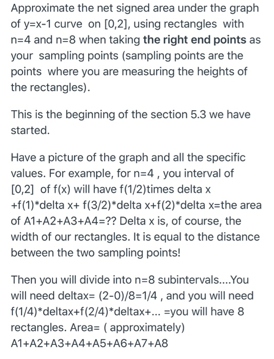 Solved Approximate the net signed area under the graph of | Chegg.com