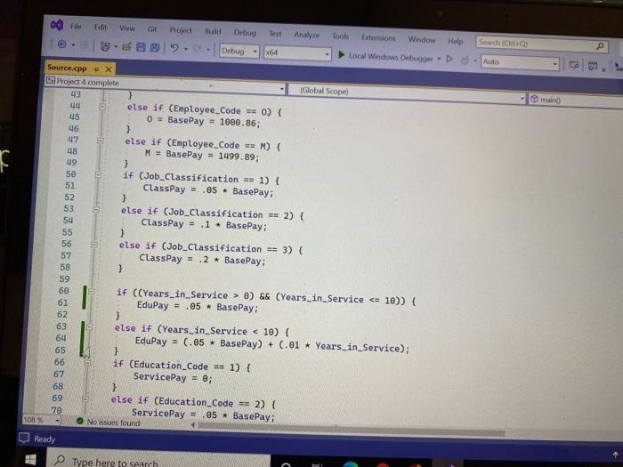 Solved Edit View Git Project Build Debug Analyze Roots | Chegg.com