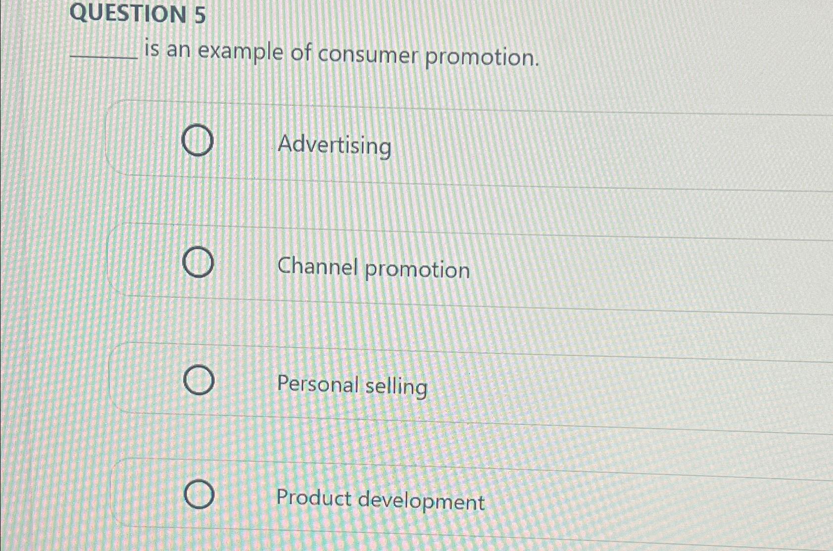 Solved QUESTION 5 ﻿is an example of consumer | Chegg.com