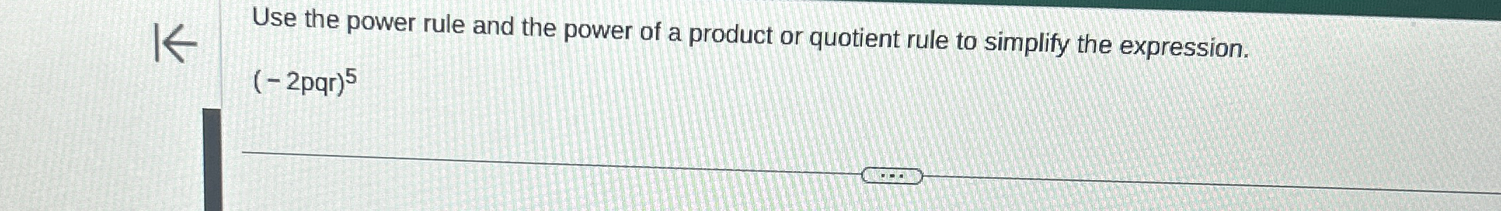 Solved Use the power rule and the power of a product or | Chegg.com