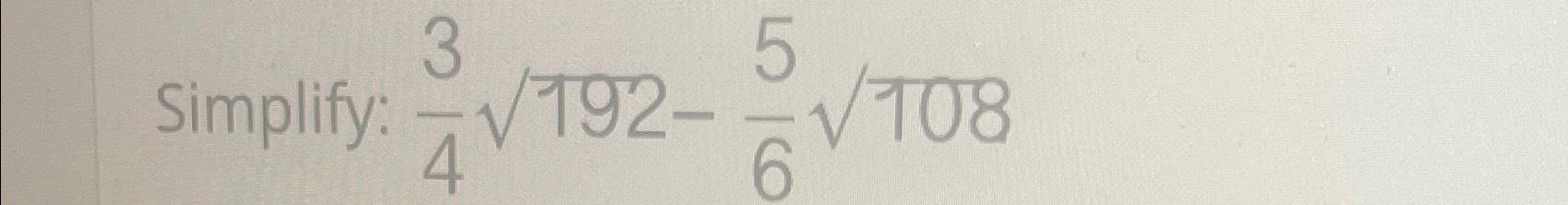 Solved Simplify: 341922-561082 | Chegg.com