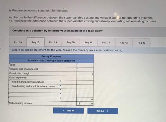 Solved Saved Problem 6A-5 Super-Variable Costing, Variable | Chegg.com