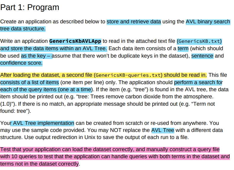 Solved Part 1: ProgramCreate an application as described | Chegg.com