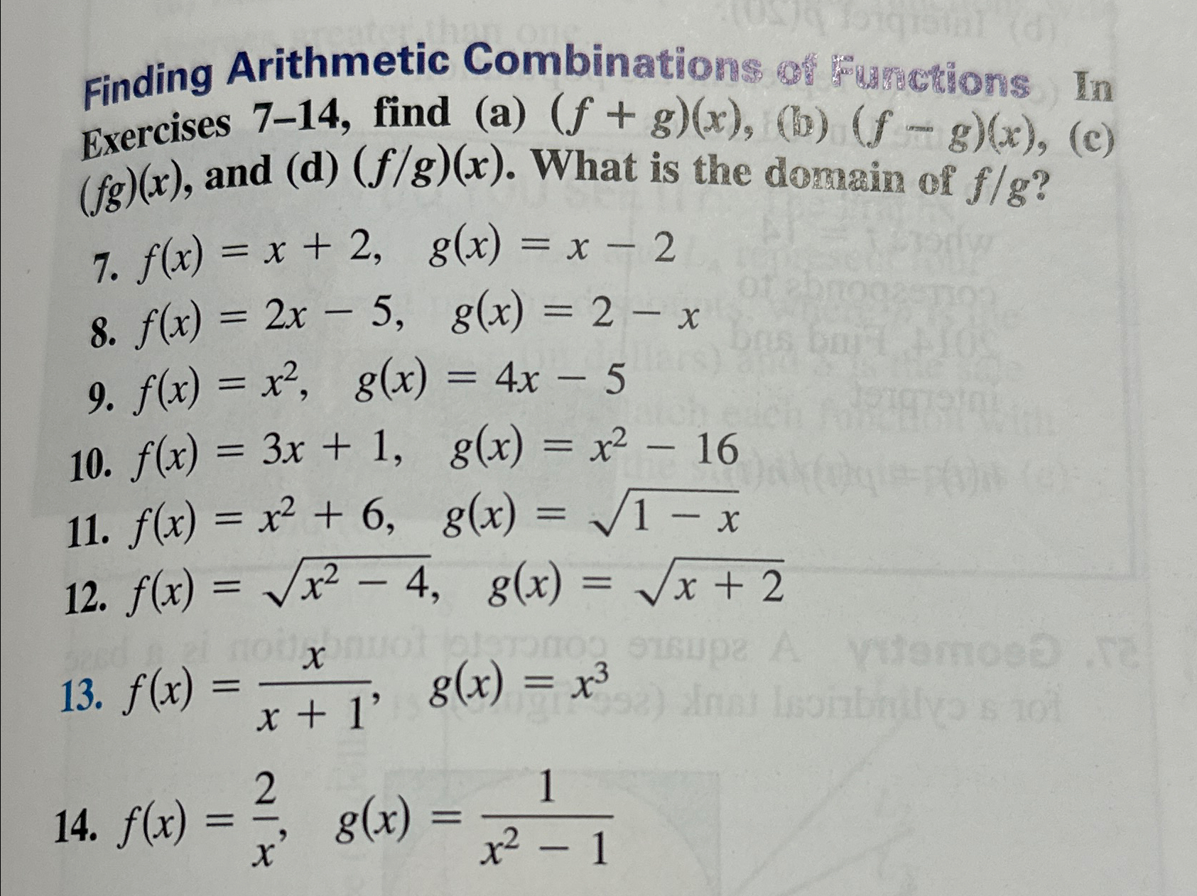 Solved Finding Arithmetic Combinations of fruructions In | Chegg.com