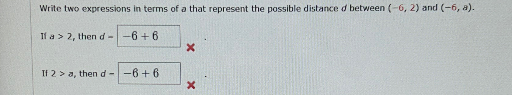 Solved Write two expressions in terms of a that represent | Chegg.com