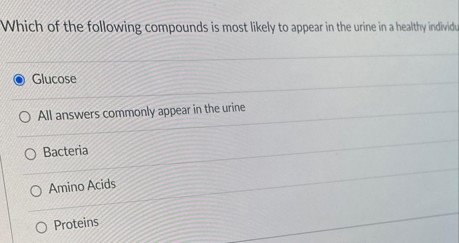 Solved Which of the following compounds is most likely to | Chegg.com