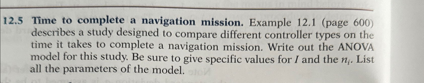 Solved 12.5 ﻿Time to complete a navigation mission. Example | Chegg.com