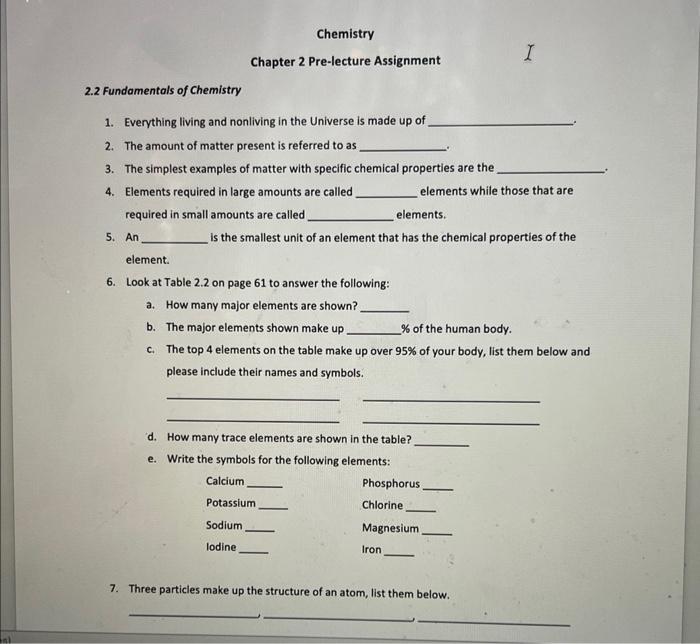 Solved Chapter 2 Pre-lecture Assignment 2.2 Fundamentals of | Chegg.com