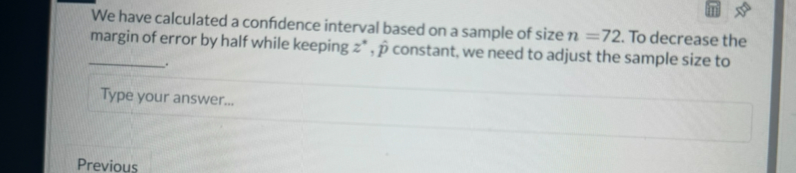 We have calculated a confidence interval based on a | Chegg.com