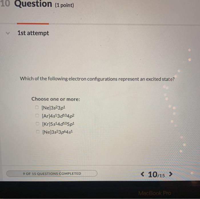 Solved 10 Question (1 point) 1st attempt Which of the | Chegg.com Solved 10 Question (1 point) 1st attempt Which of the | Chegg.com