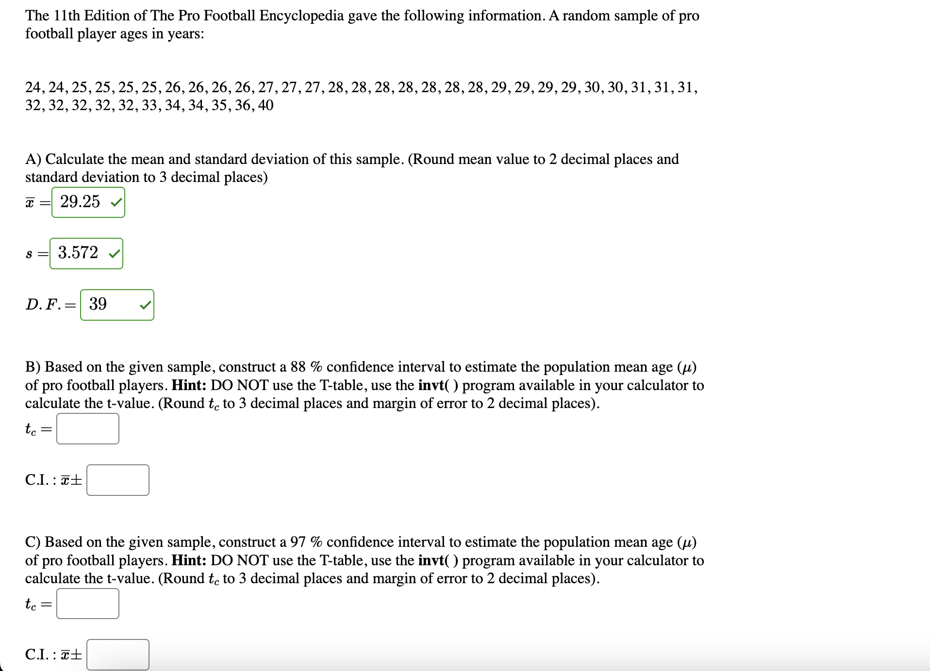 Solved The 11th Edition of The Pro Football Encyclopedia | Chegg.com