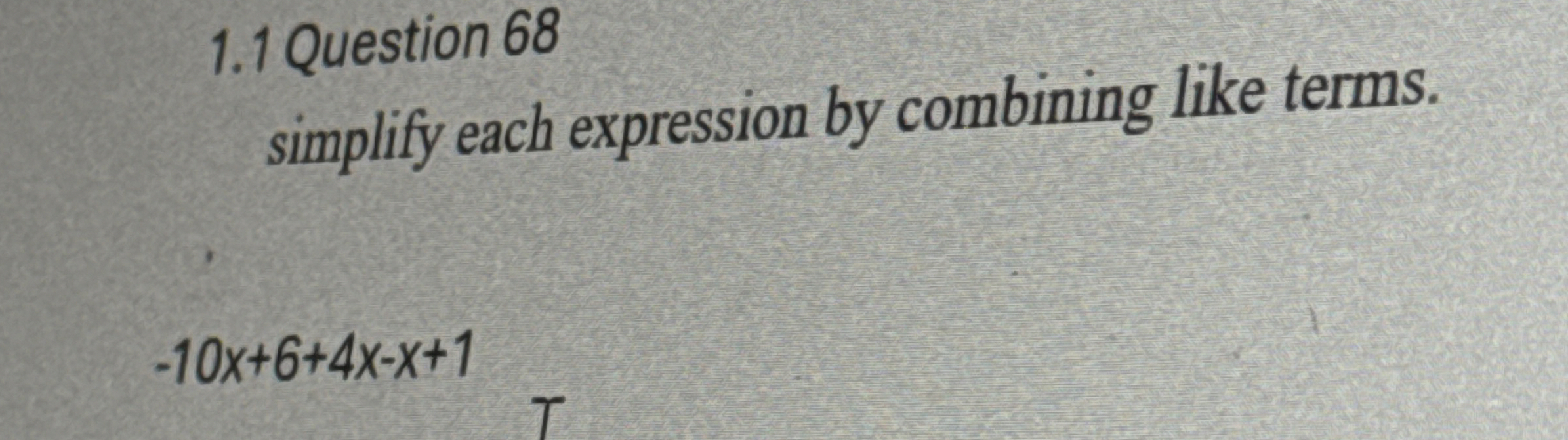 Solved 1.1 ﻿Question 68 ﻿simplify each expression by | Chegg.com