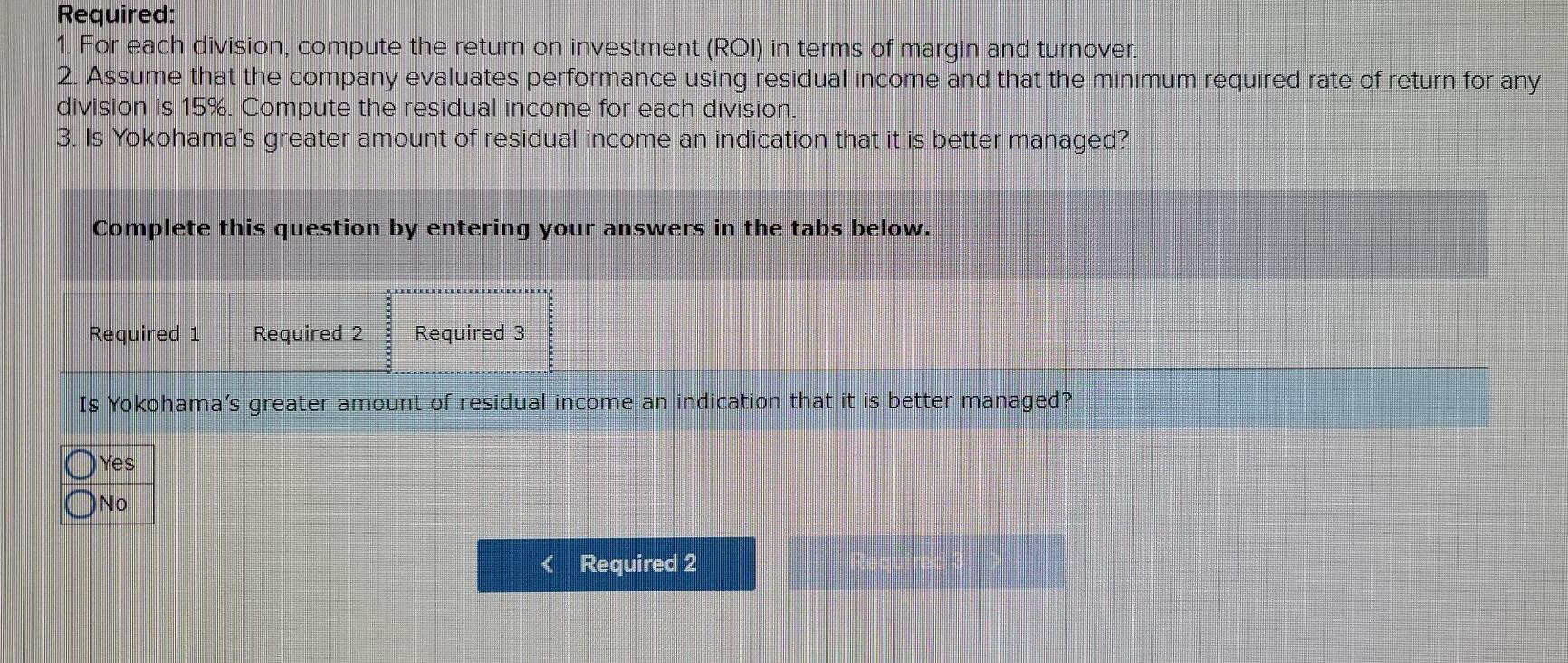Solved Exercise 11-6 (Static) Contrasting Return on | Chegg.com