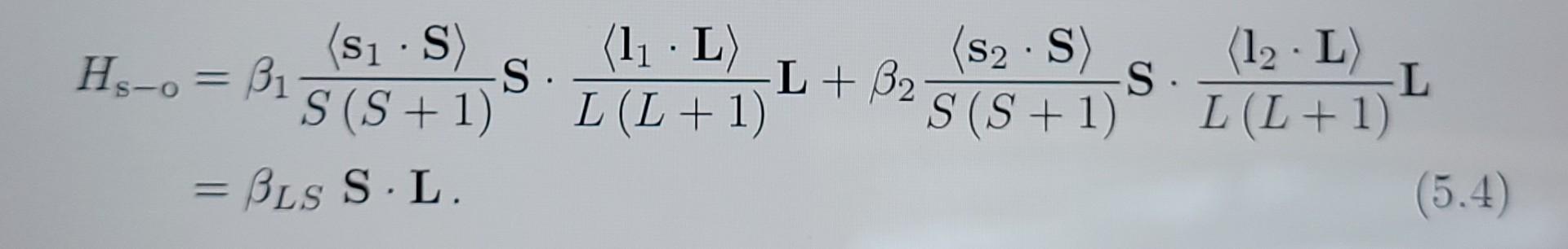 Solved 3 (5.2) Fine structure in the LS-coupling scheme Show | Chegg.com
