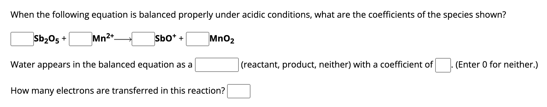 Solved When the following equation is balanced properly | Chegg.com