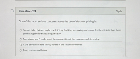 Solved Question 233 ﻿ptsOne of the most serious concerns | Chegg.com