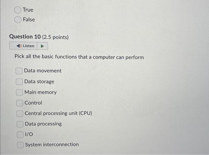 Solved Computer architecture refers to the operational units | Chegg.com