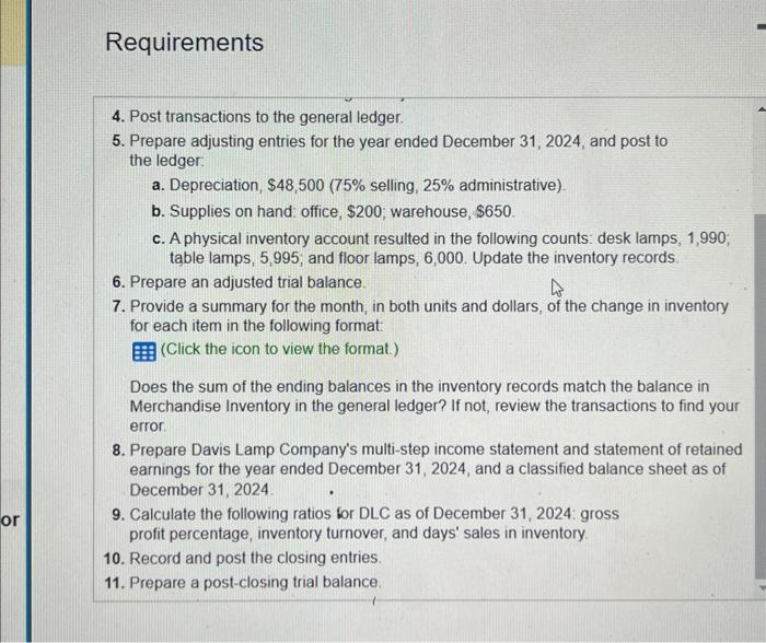 Solved Requirements 1. Open general ledger T-accounts and | Chegg.com