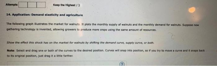 Solved 14. Application: Demand elasticity and agriculture | Chegg.com