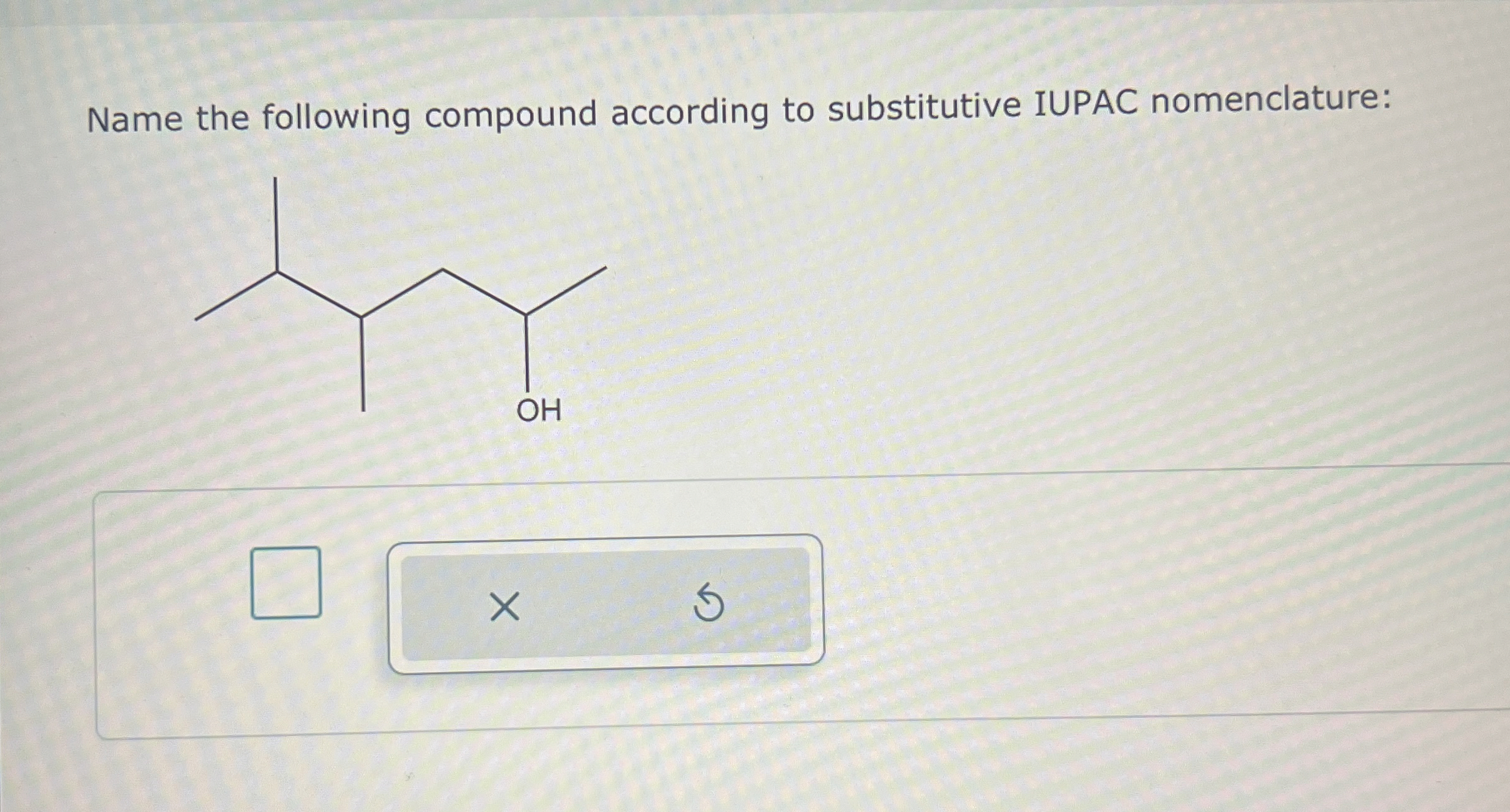 Name the following compound according to substitutive | Chegg.com