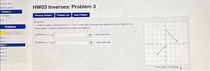 Solved mework Sets HW03 Inverses Problem 3 er Settings des | Chegg.com