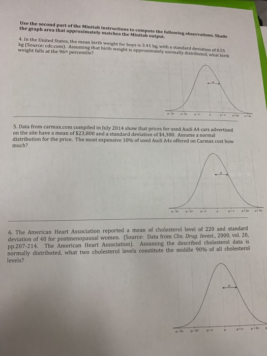 Solved Use the second part of the Minitab instructions to | Chegg.com