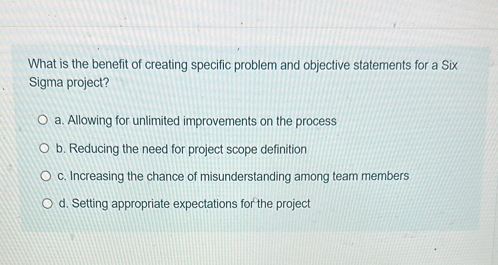 Solved What is the benefit of creating specific problem and | Chegg.com