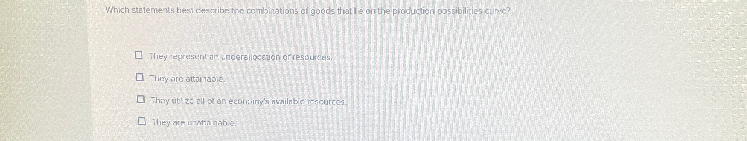 Solved How to solve Which statements best describe the | Chegg.com