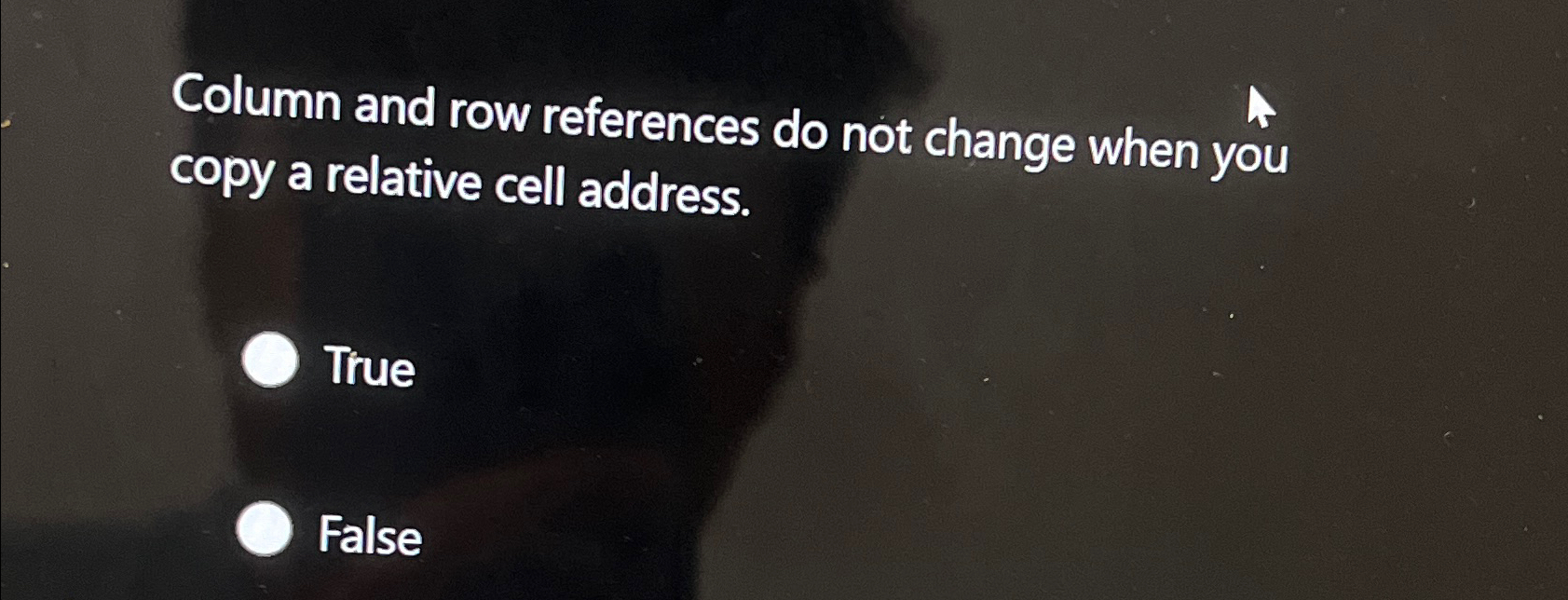 Solved Column and row references do not change when you copy | Chegg.com