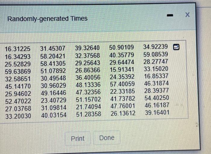 Solved The time required to play a certain board games and | Chegg.com